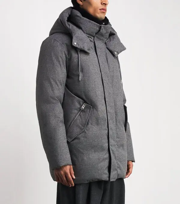 Mackage Down Shearling Hooded Parka Coat