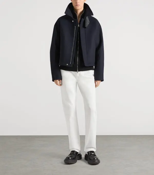 Givenchy Wool Oversized-collar Jacket