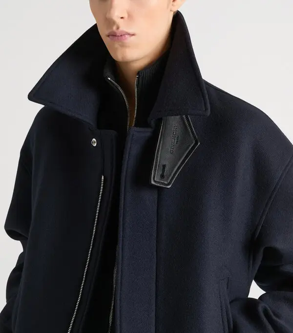 Givenchy Wool Oversized-collar Jacket