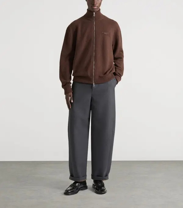 Givenchy Wool-silk Couture Seam Trousers