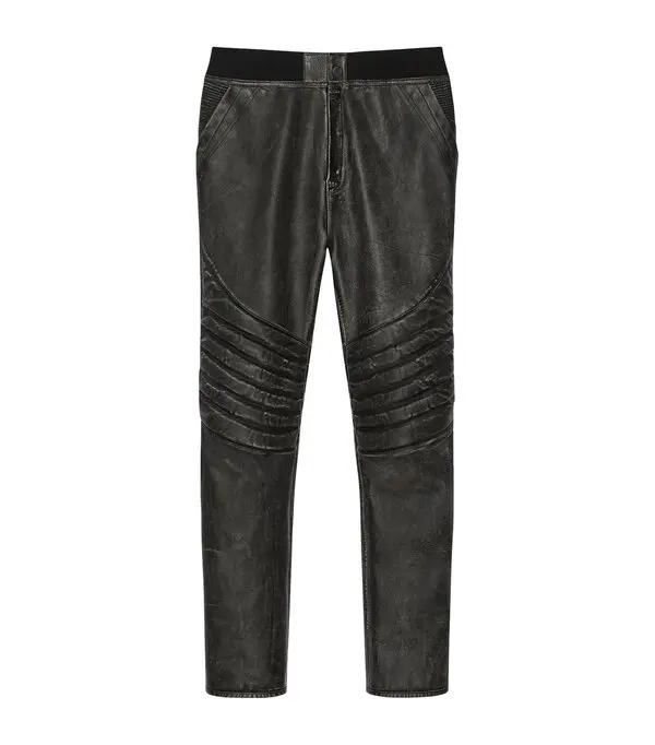 Givenchy Slim Biker Leather Trousers