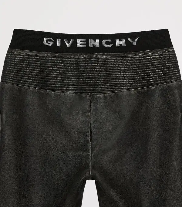 Givenchy Slim Biker Leather Trousers