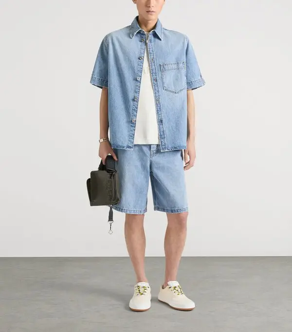 Givenchy Couture Seam Denim Shorts