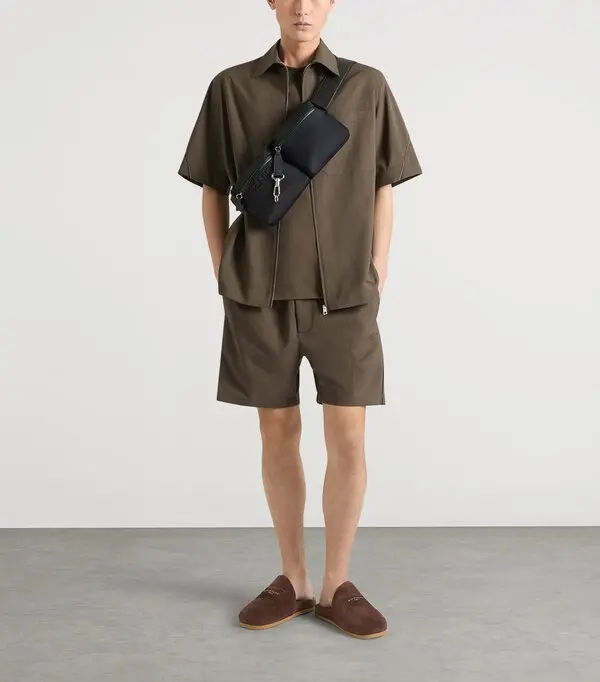 Givenchy Elasticated Couture Seam Shorts