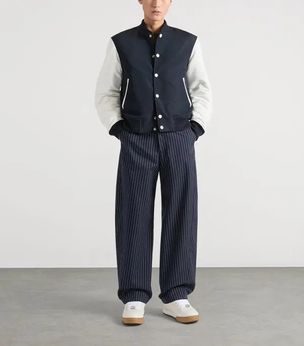 Givenchy Stripe Couture Seam Trousers