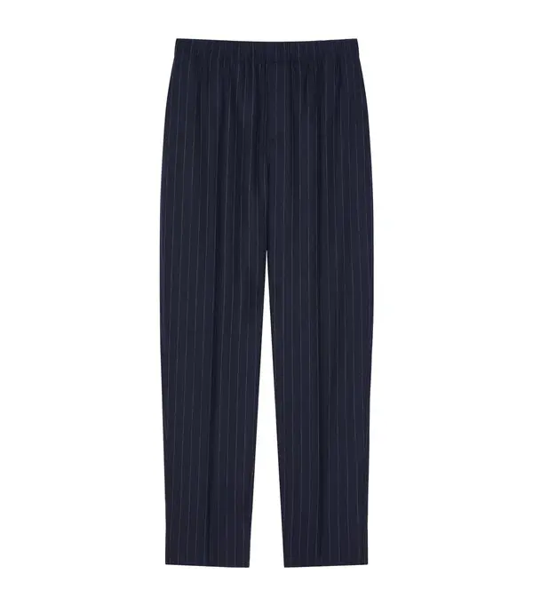 Givenchy Wool Stripe Couture Seam Trousers