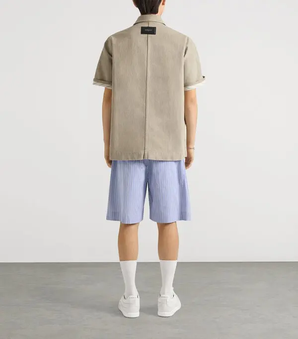 Givenchy Denim Short-sleeve Shirt