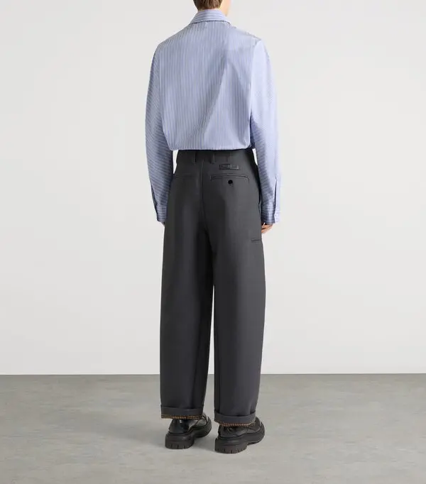 Givenchy Cotton Stripe Couture Seam Shirt