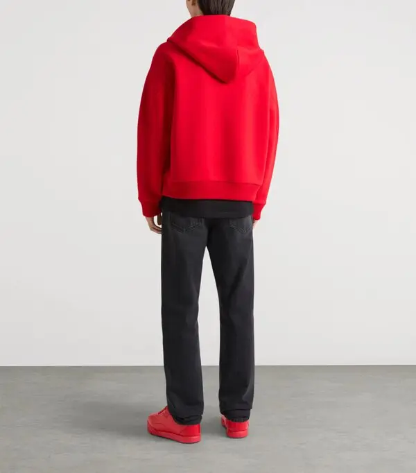 Givenchy Scuba Couture Seam Zip-up Hoodie