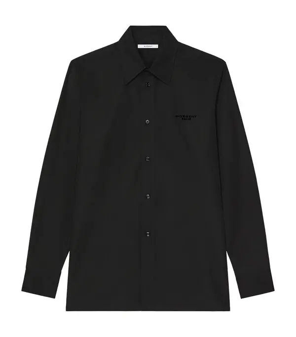 Givenchy Cotton Poplin Logo Shirt