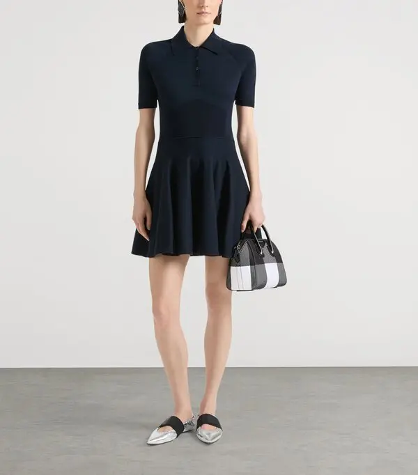 Givenchy Knitted Mini Polo Dress