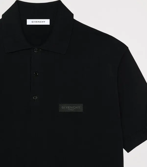 Givenchy Cotton Couture Seam Polo Shirt