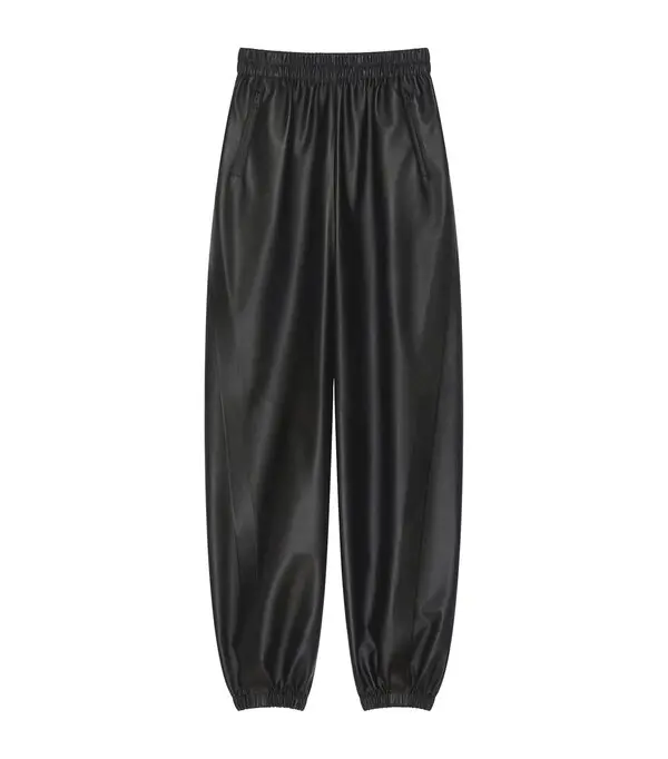 Givenchy Leather Elasticated Trousers