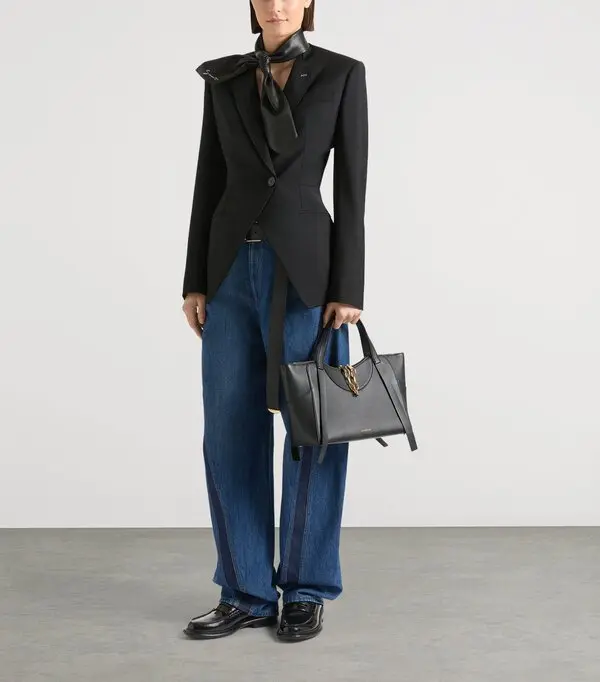 Givenchy Wool-mohair Wrap Blazer