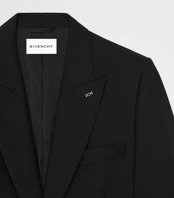 Givenchy Wool-mohair Bow-detail Blazer