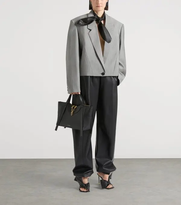Givenchy Wool-mohair Cropped Blazer
