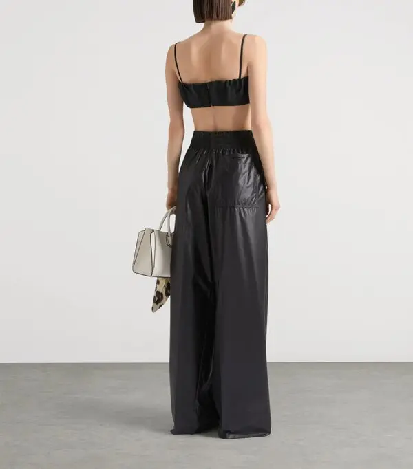 Givenchy Satin Bow Bra Crop Top