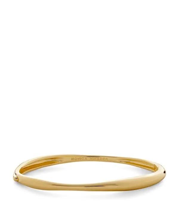 Monica Vinader Vermeil Nura Reef Bangle - Gold