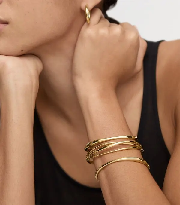 Monica Vinader Vermeil Nura Reef Bangle