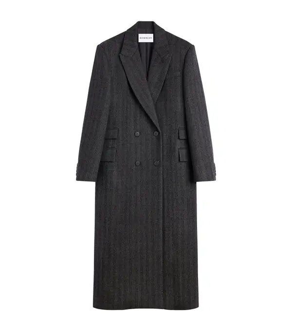 Givenchy Wool Longline Coat