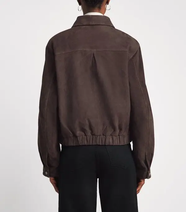 CHAROUX Suede Mimi Cropped Jacket