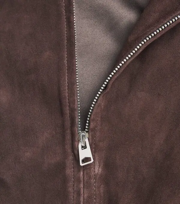 CHAROUX Suede Mimi Cropped Jacket