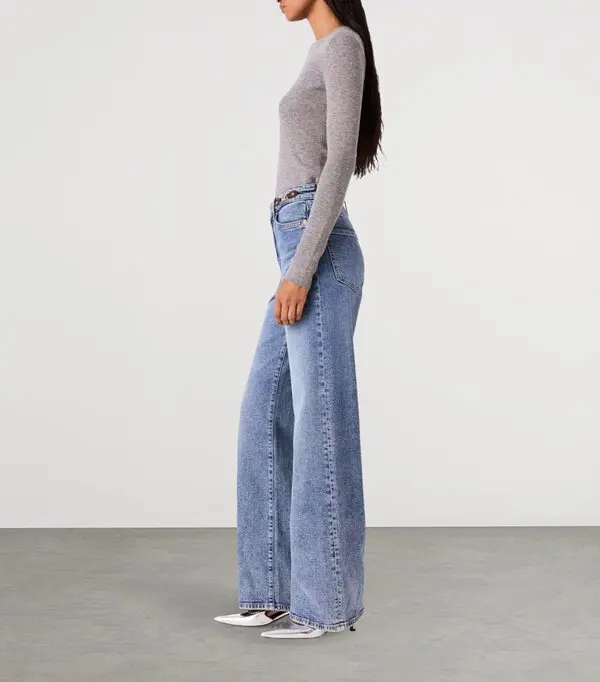Maje Wool-silk Rib-knit Sweater