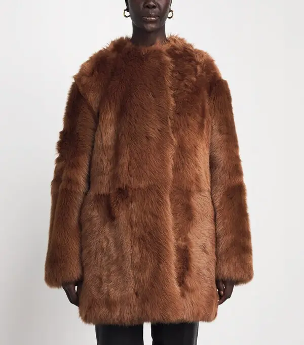TOTEME Shearling Short Coat