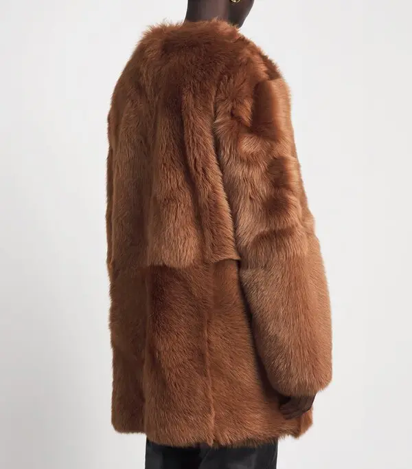 TOTEME Shearling Short Coat