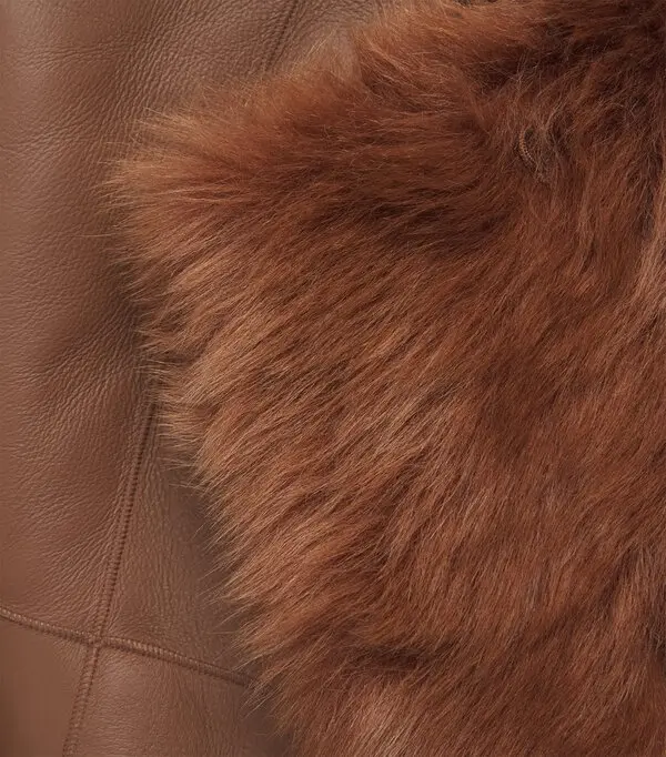 TOTEME Shearling Short Coat