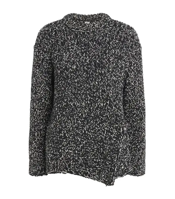 TOTEME Wool-silk Flecked Sweater
