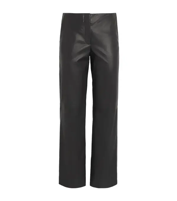 TOTEME Leather Easy Trousers