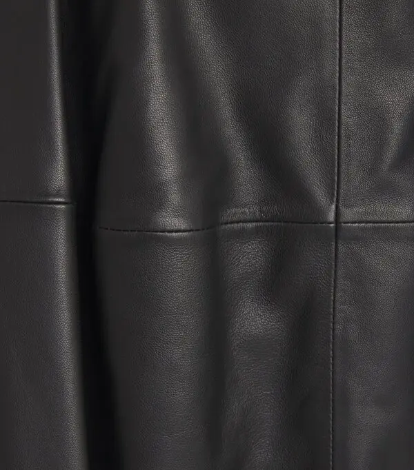 TOTEME Leather Midi Skirt