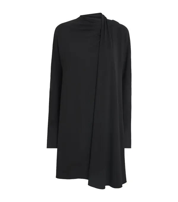 TOTEME Cady Scarf-detail Mini Dress