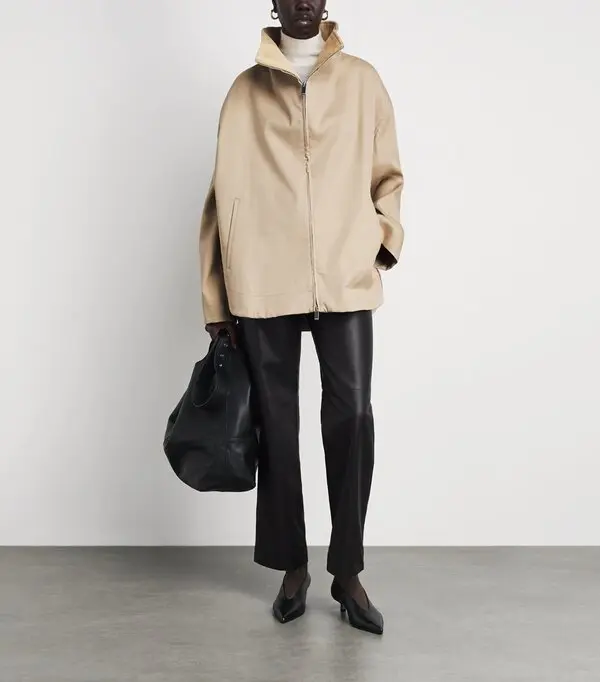 TOTEME Cotton High-neck Country Jacket