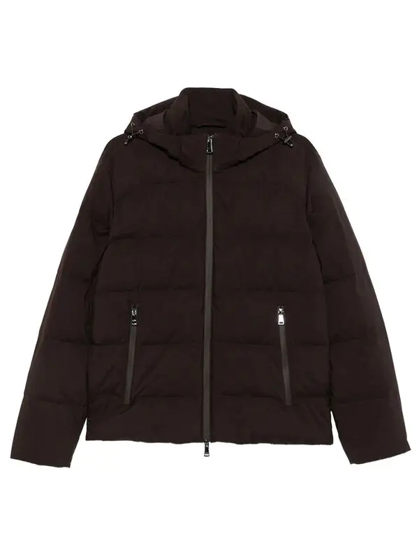 Paul & Shark Typhoon Platinum Down Jacket - Brown