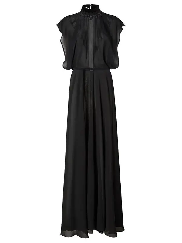 Fendi Long Georgette Dress