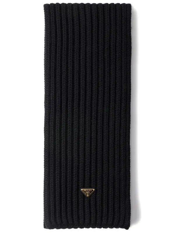 Prada Wool Scarf - Black