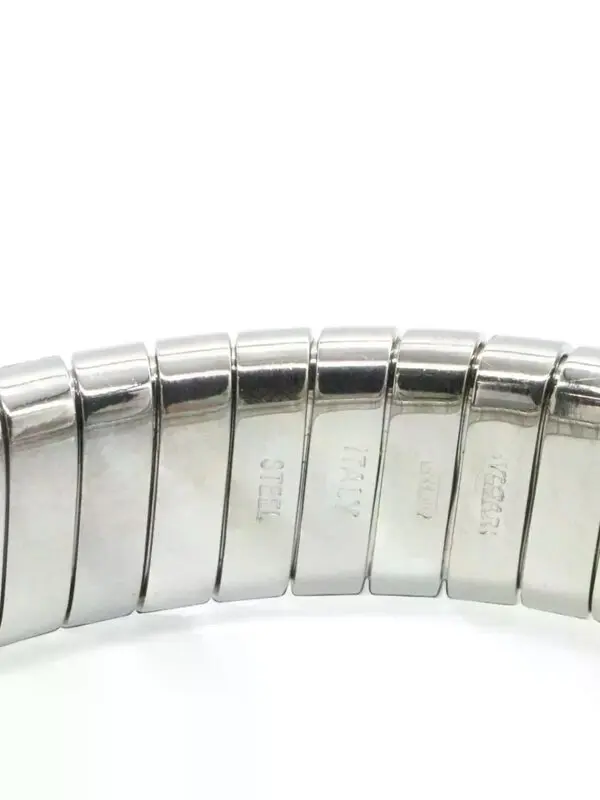 BVLGARI 2010s Tubogas Diamond Bracelet