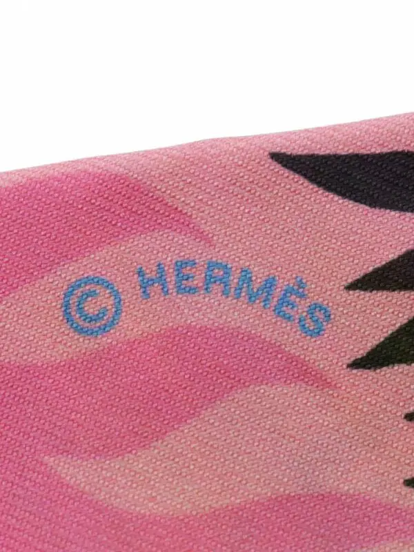 Hermès 2020s Under The Charm Of Orpheus Twilly Silk Scarf