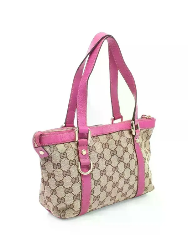 Gucci 2000s Abby Gg Canvas Tote Bag
