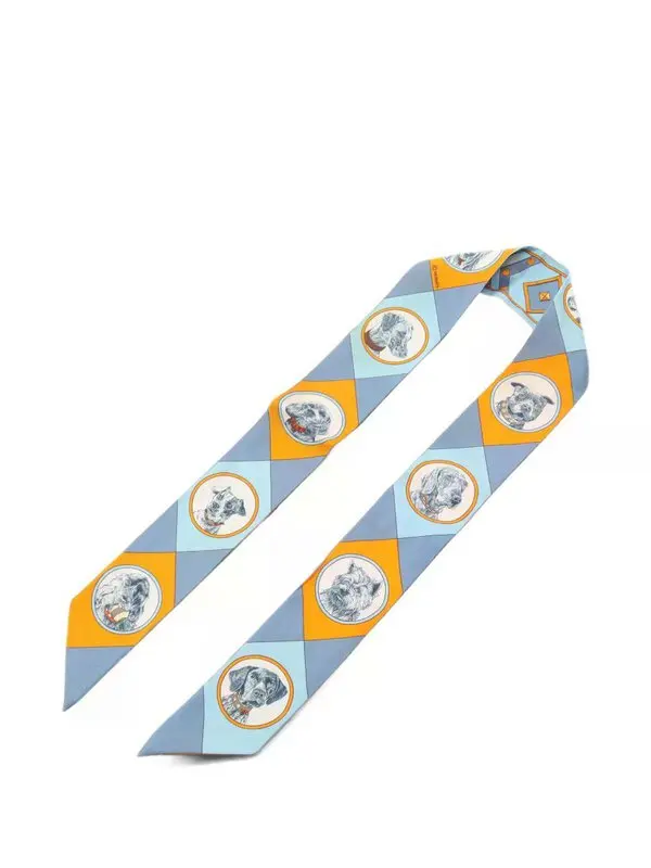 Hermès 2000s Colliers Et Chiens Scarf