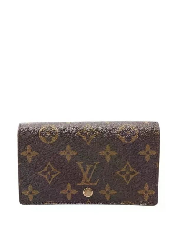 LOUIS VUITTON 2005 Monogram Porte-monnaie Bie Tresor Wallet