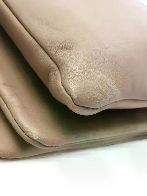 Celine 2000s Large Trio Leather Shoulder Bag
