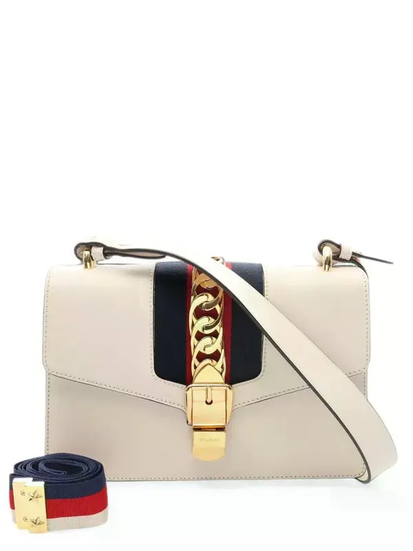 Gucci 2010s Small Sylvie Shoulder Bag - Neutrals