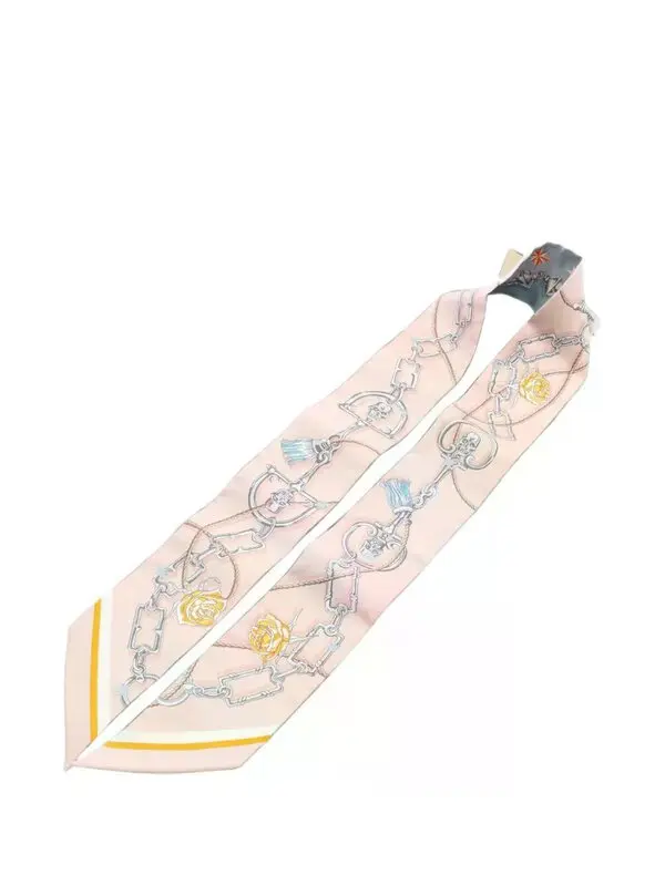 Hermès 2020s C'est La Fête Twilly Scarf