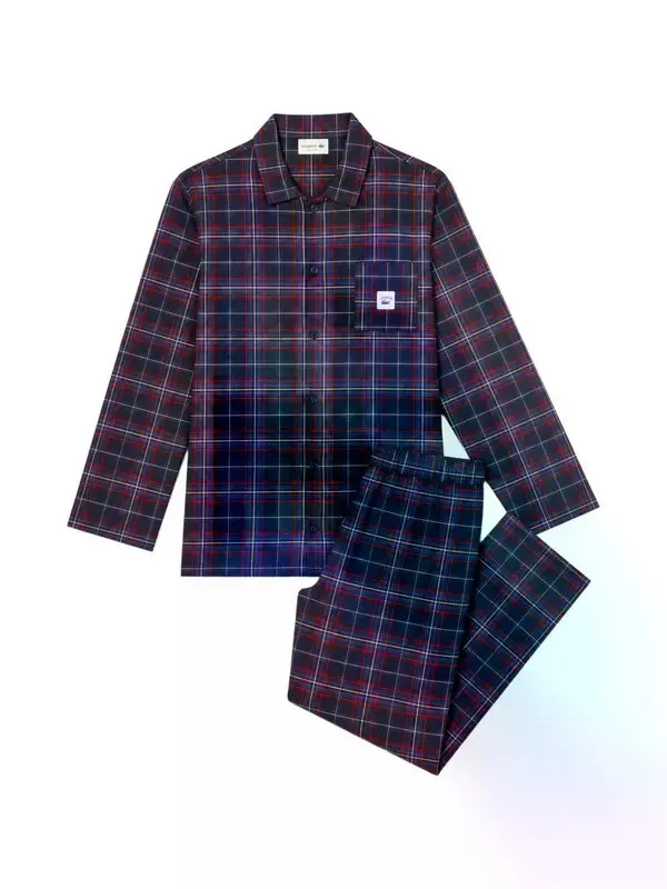 Lacoste Check-print Pyjamas