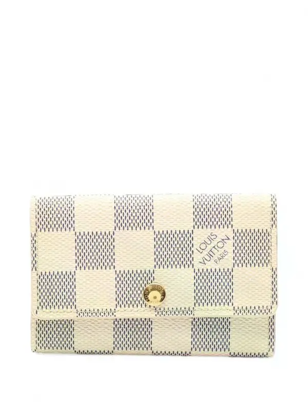 LOUIS VUITTON 2010 Damier Azur Multicle 6 Key Case