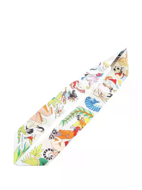 Hermès 2020s Academia Hippica Twilly Scarf