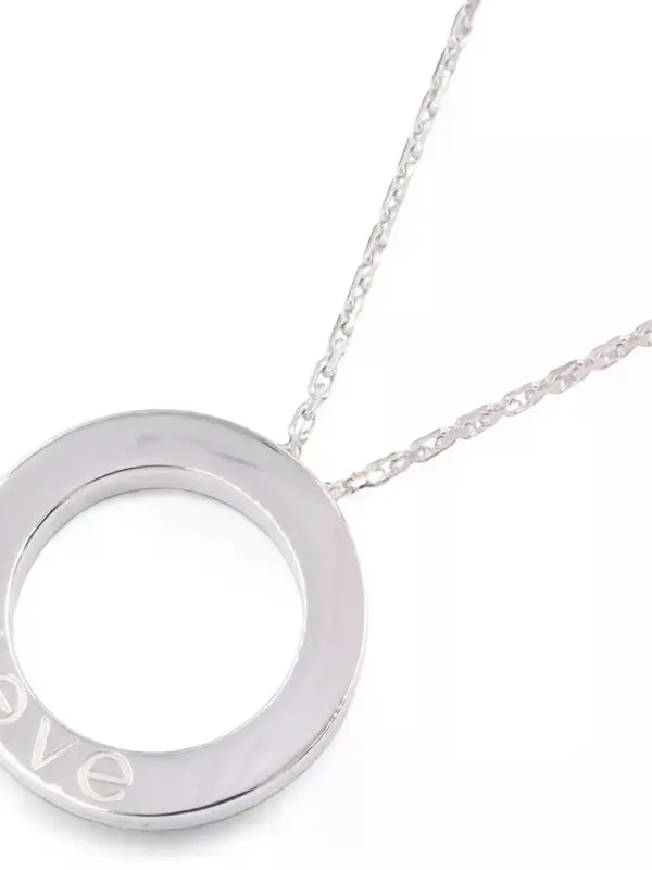 Cartier 2010s Love Circle Diamond Necklace